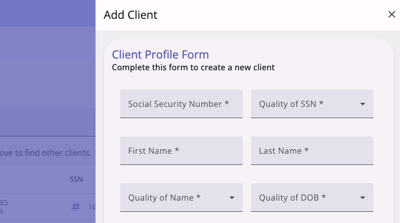 How Do I Create a New Client Record? (New Clarity Interface)